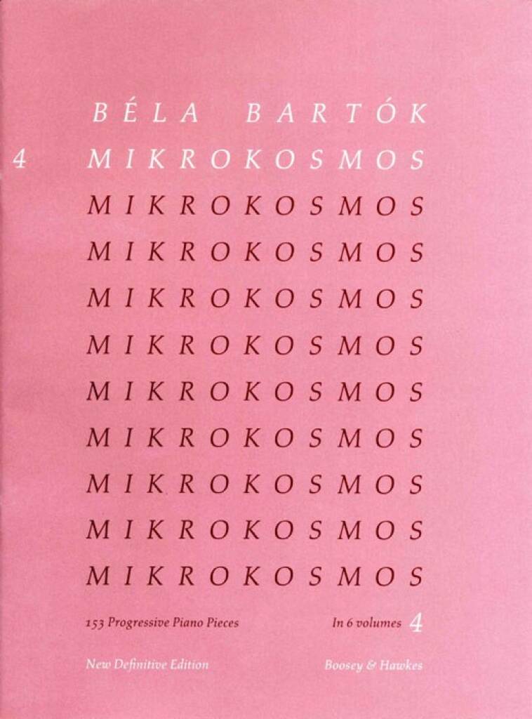 Bartok Mikrokosmos Book 4 For Piano New Definitive Edition – Brittens Music