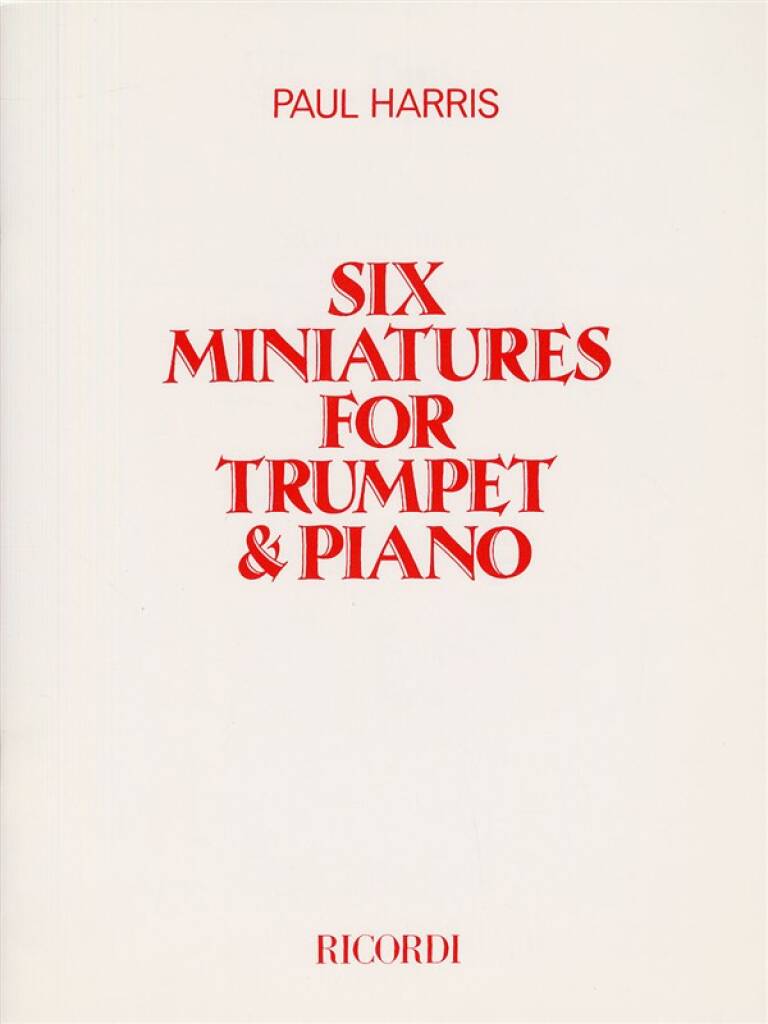 Harris: 6 Miniatures For Trumpet And Piano – Brittens Music